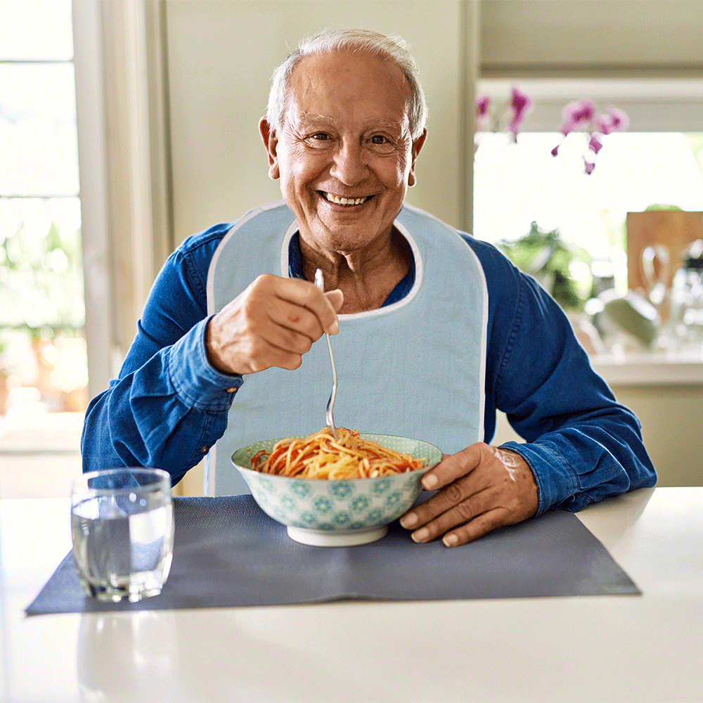 Adult Bib With Snap Closure