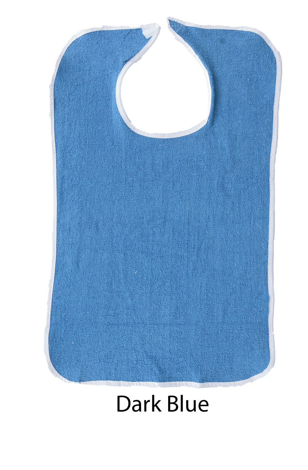 Terry Adult bib with VELCRO® brand Neck Closure