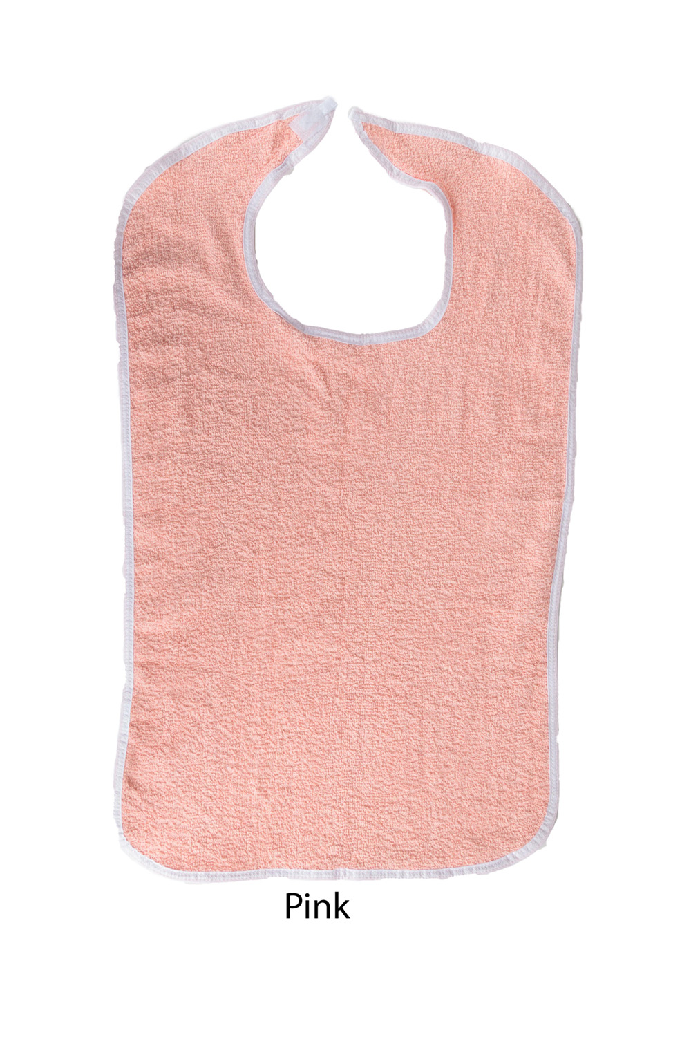 Terry Adult bib with VELCRO® brand Neck Closure